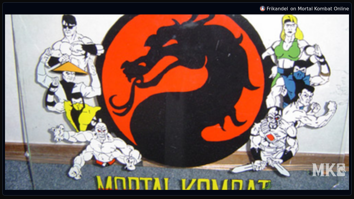 MK on glass - Mortal Kombat Online