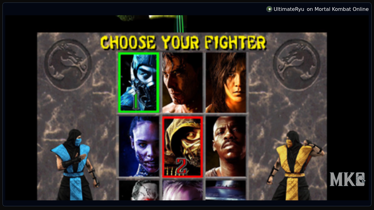 MK 2021 retro movie poster - Mortal Kombat Online