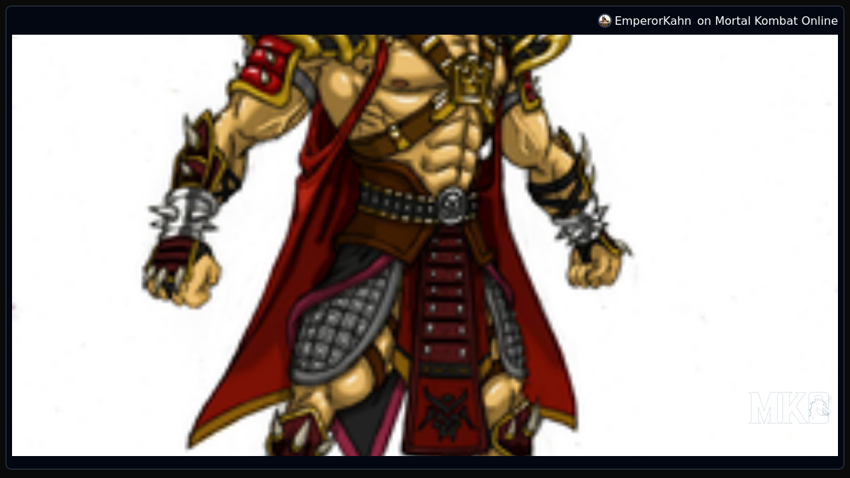 Supreme Ruler Shao Kahn - Mortal Kombat Online
