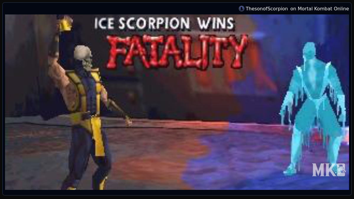 meet ice scorpion - Mortal Kombat Online