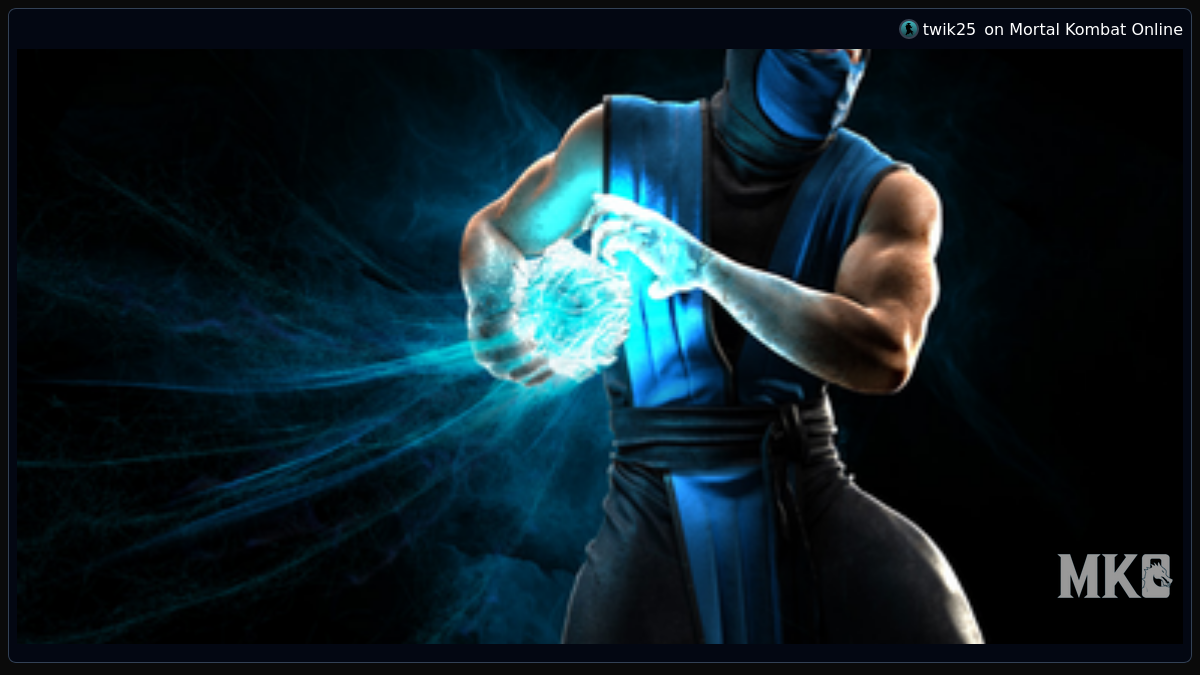 Classic Sub Zero Render - Mortal Kombat Online