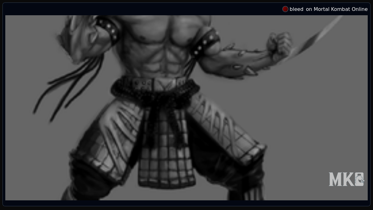 Baraka concept - Mortal Kombat Online