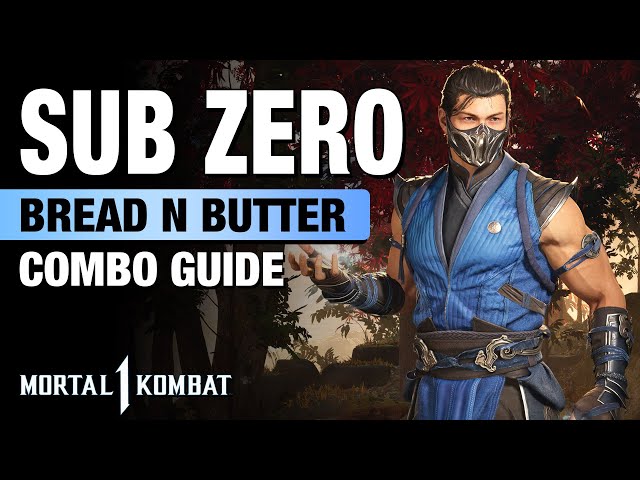 MK1: SUB ZERO Bread N Butter Combo Guide - Step By Step - Mortal Kombat ...