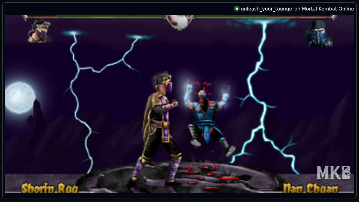 MKA Edited Fake: Rain v.s Sub-Zero - Mortal Kombat Online