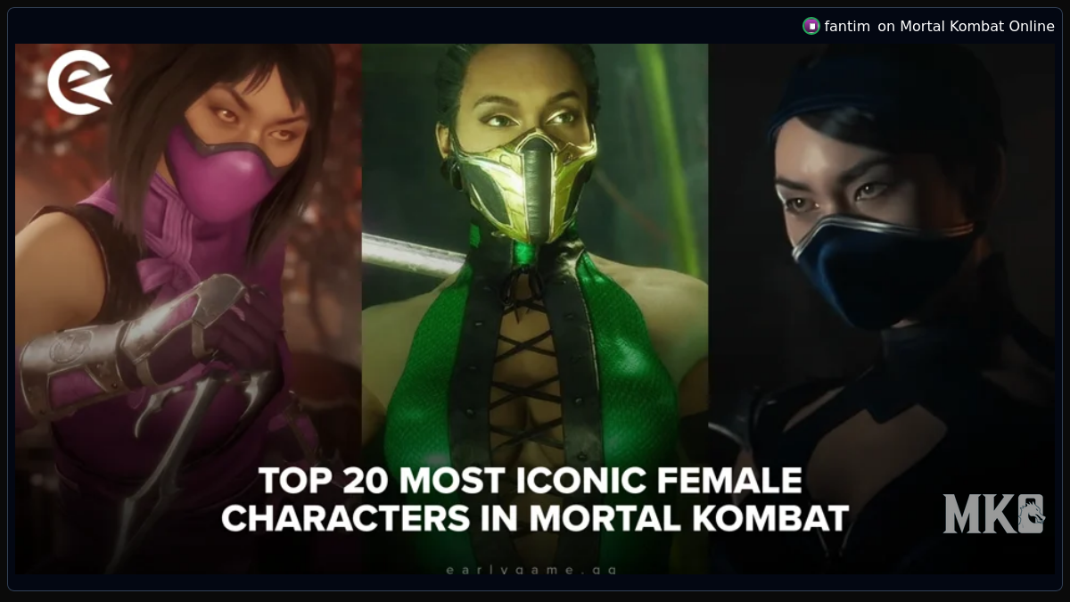 Top 20 most iconic female characters in Mortal Kombat - Mortal Kombat ...