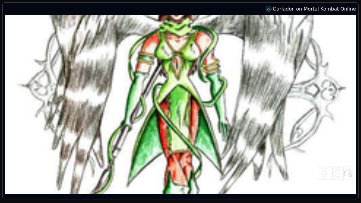 Jaded-Raven MK:D concept sketch - Mortal Kombat Online